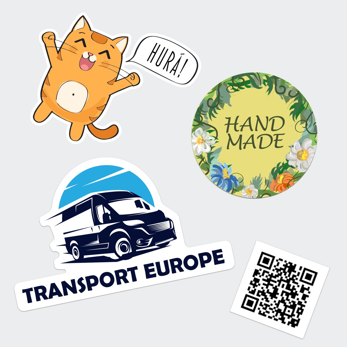 Custom printing of stickers and decals in Europe | Expresta